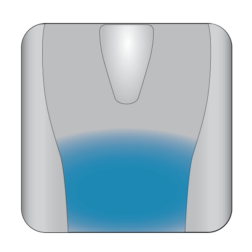 What in the construction of an offloading wheelchair cushion allows for ...